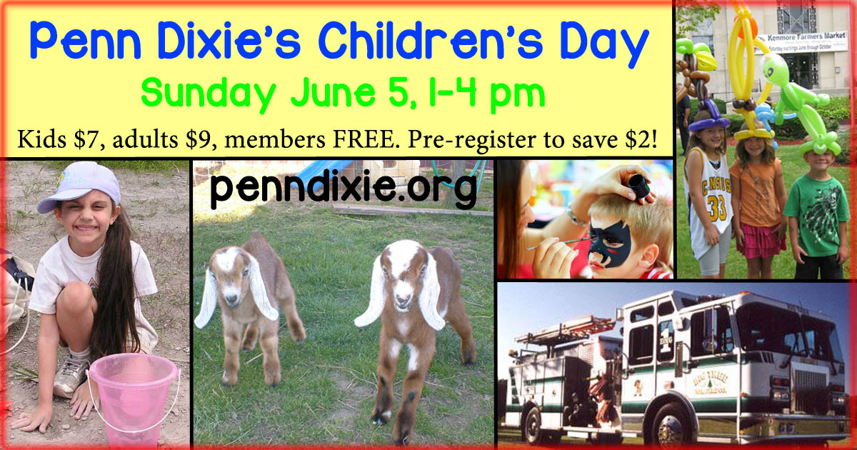 Children’s Day program announced – Penn Dixie Fossil Park & Nature Reserve